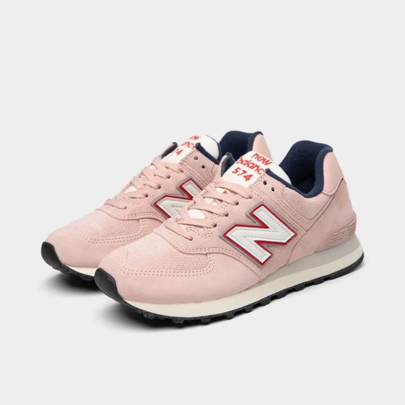 New Balance | Shoes | New Balance 574 Pink With Grey | Poshmark